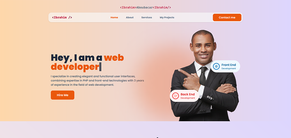 Ibrahim Aboubacar Cissé - Full-Stack Web Developer Portfolio
